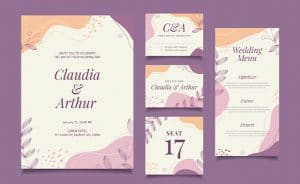 25+ Contoh Bingkai Undangan Pernikahan Terbaik 2020